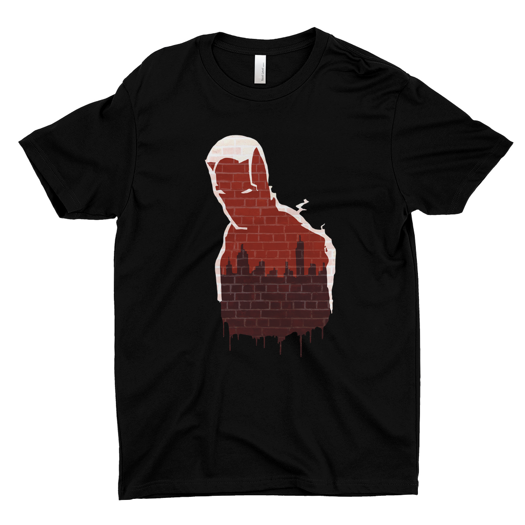 Man Without Fear Stencil T-Shirt – Nerd Riot